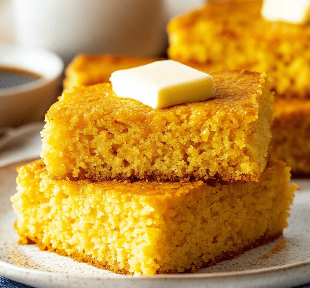 Moist and Sweet Cornbread Recipe