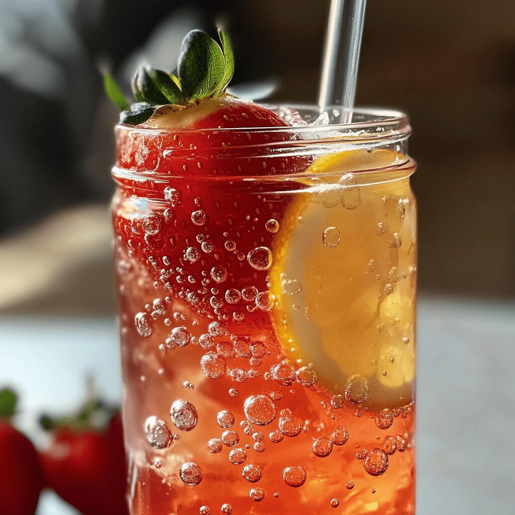Homemade Strawberry Soda