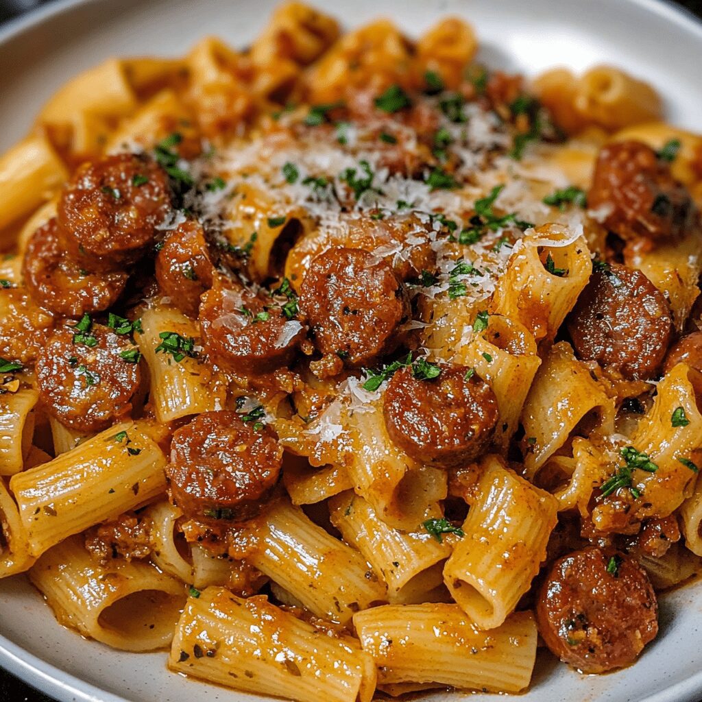 Spicy Italian Sausage Pasta