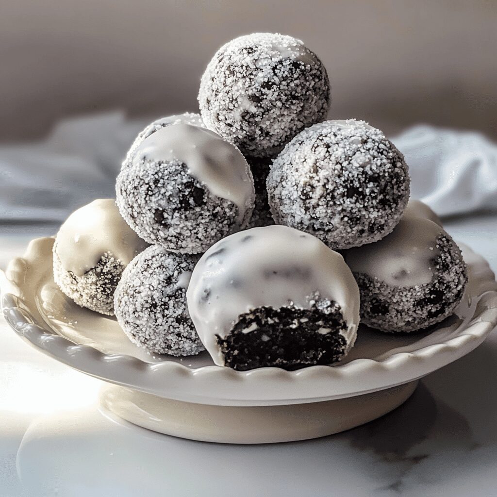 Snowball OREO Cookie Balls Recipe
