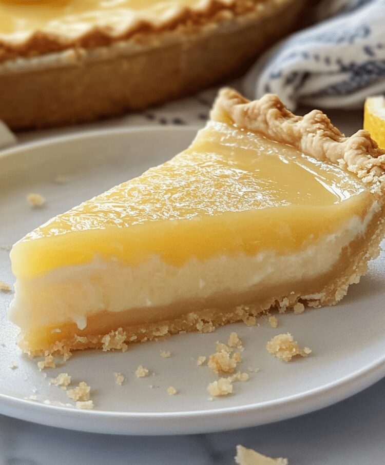 Condensed Milk Lemon Pie