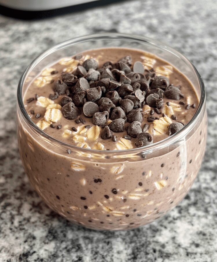 Chocolate Protein Overnight Oats