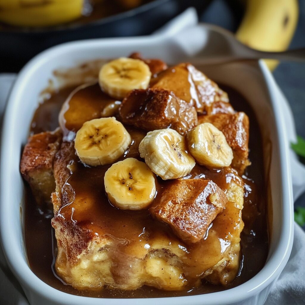 Bananas Foster Bread Pudding