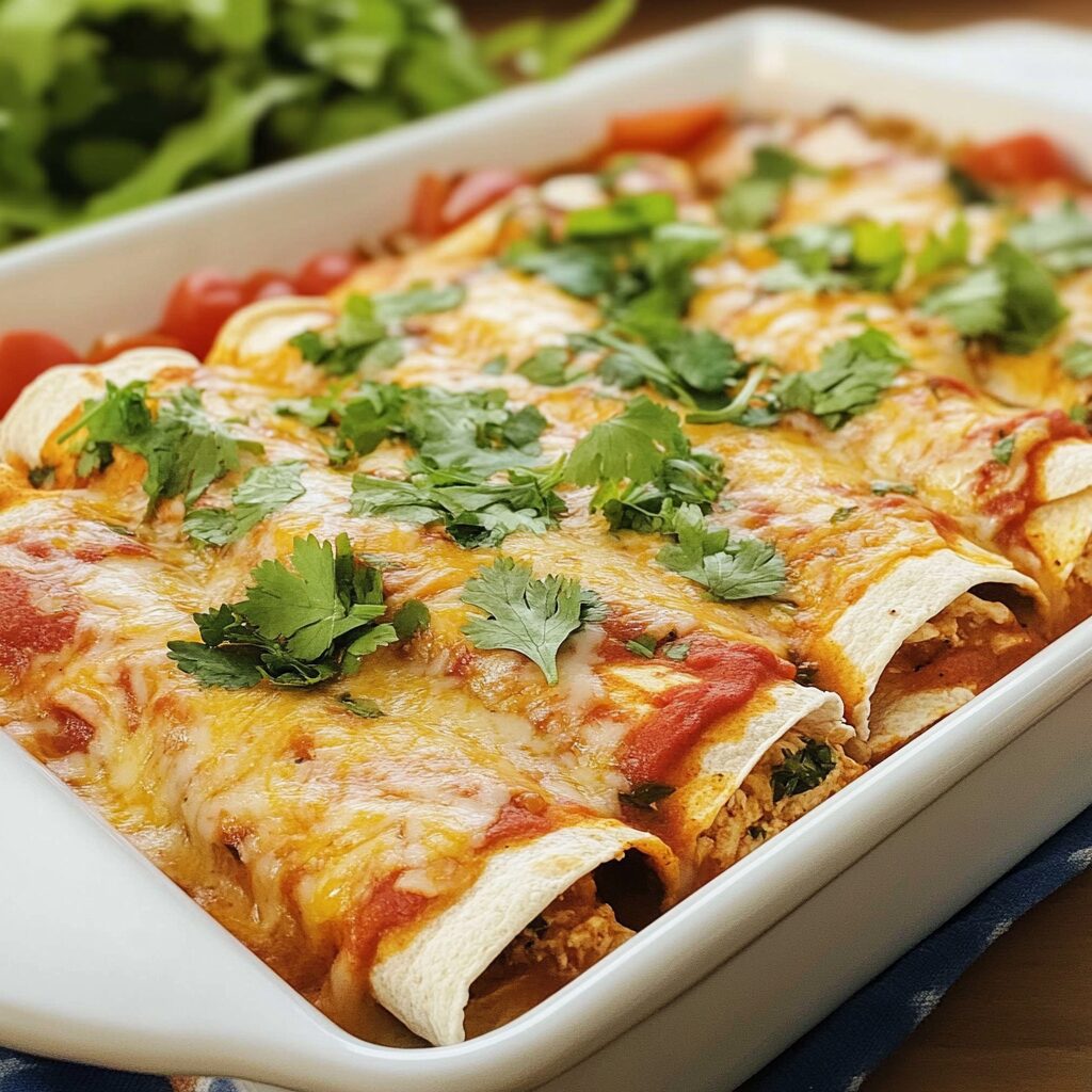 Quick & Easy Healthy Chicken Enchiladas