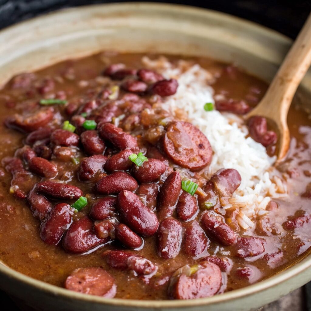 Slow Cooker Cajun Red Beans and Rice