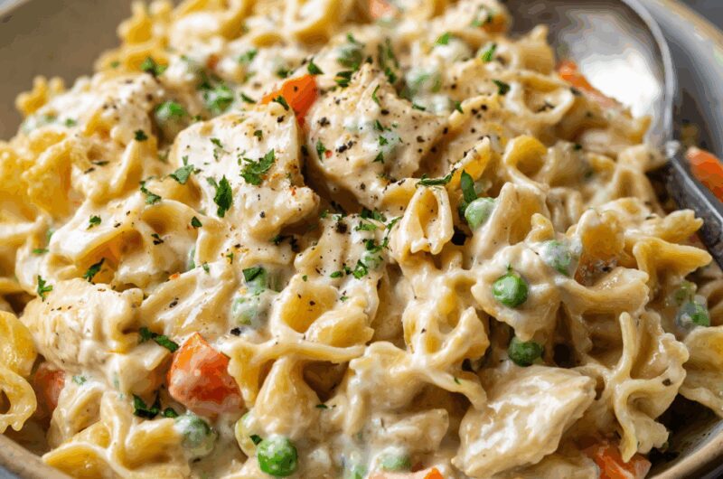 Creamy Chicken Pot Pie Pasta