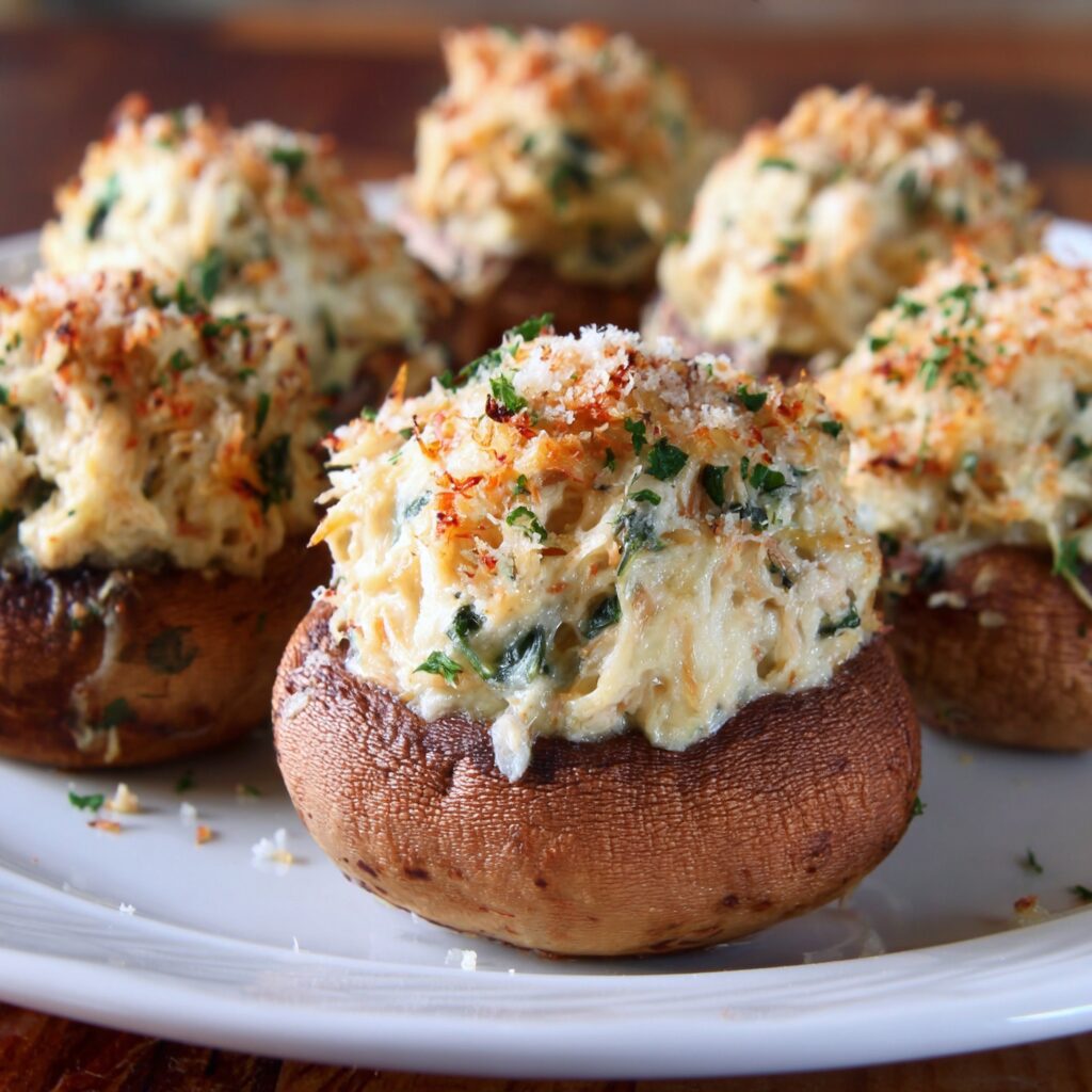 Crab Stuffed Mushrooms