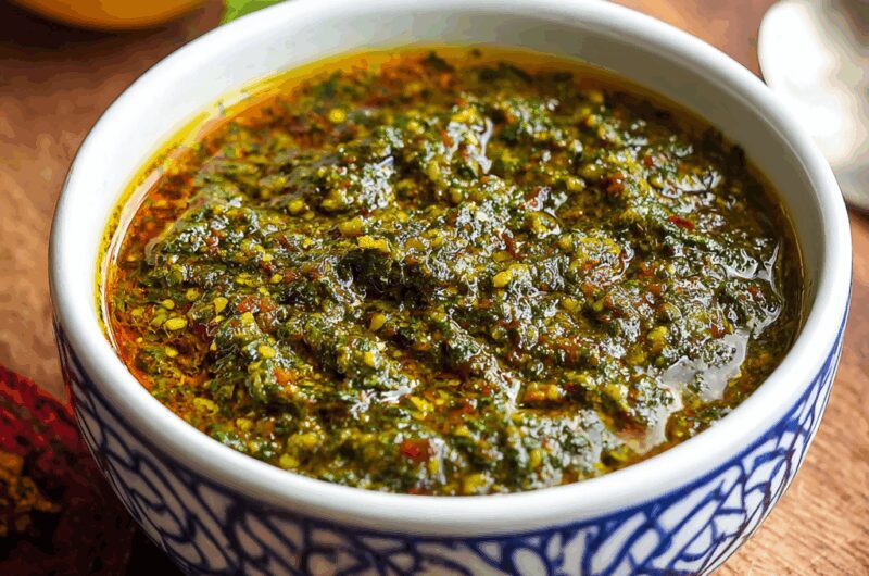 Chermoula Paste (Moroccan Chermoula Sauce)