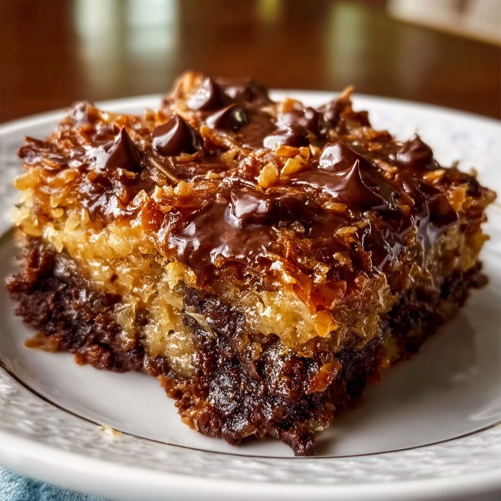 German Chocolate Dump Cake