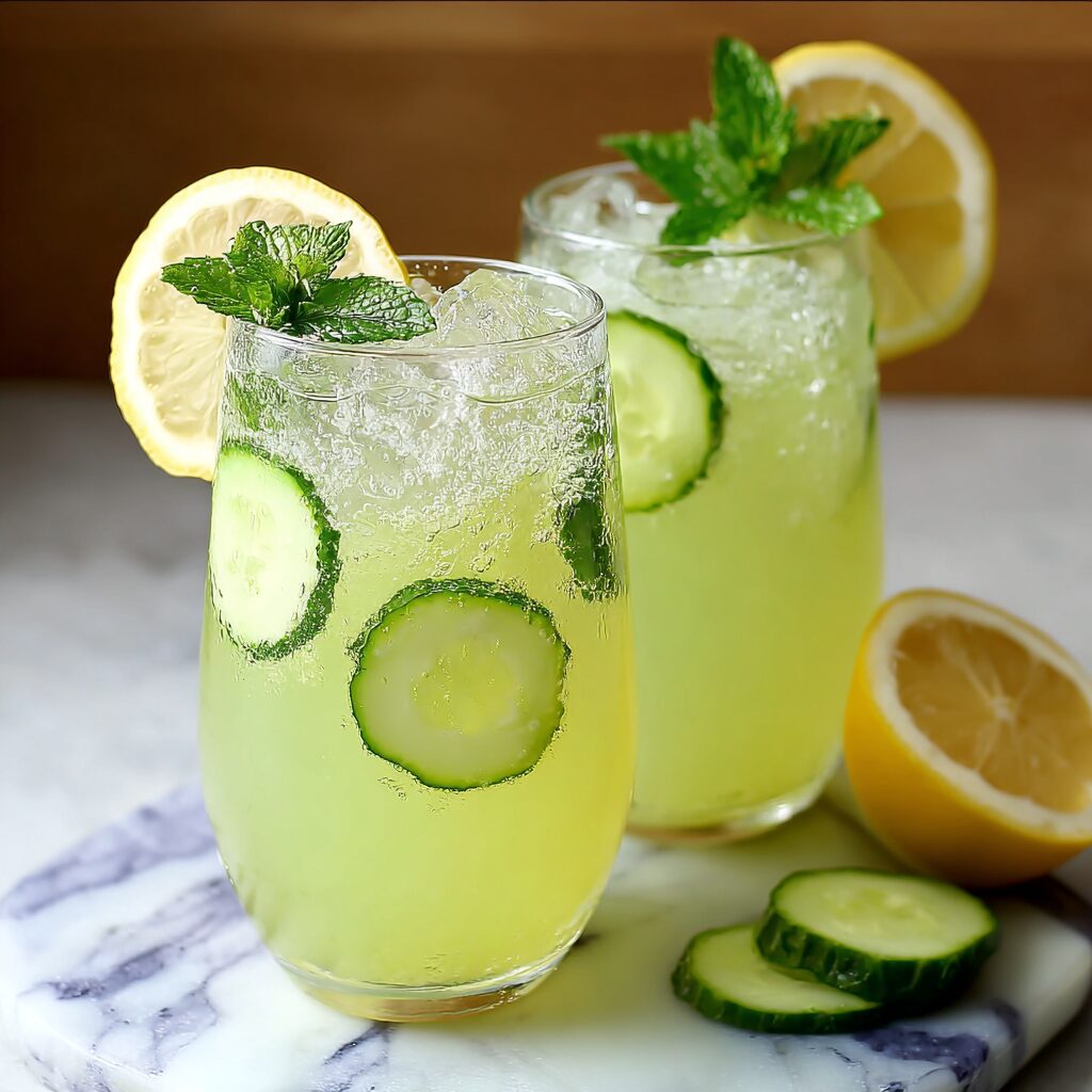 Chilled Cucumber Lemonade