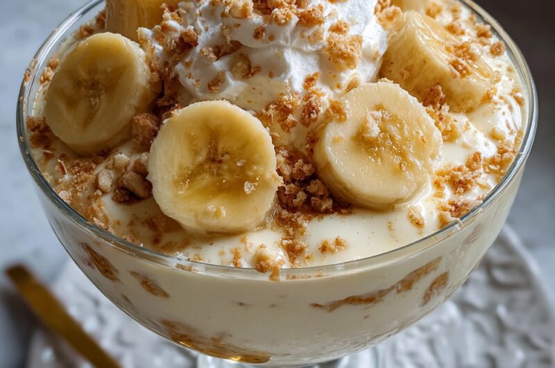 Cottage Cheese Banana Pudding