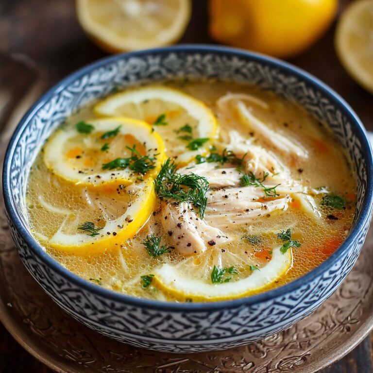 Greek Lemon Chicken Soup